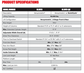 CHALLENGER 2-POST LIFT MODEL CL10V3 10K VERSYMMETRIC® — Automotive Lift ...