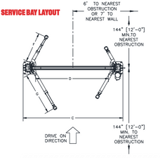 CHALLENGER 2-POST LIFT MODEL VLE10 10K VERSYMMETRIC® — Automotive Lift ...